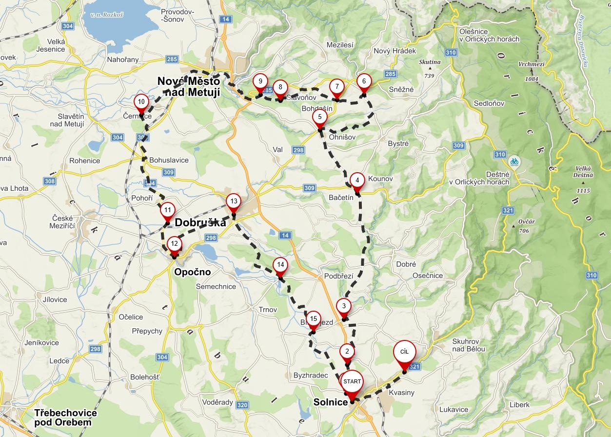 Solnická solná stezka 2019 - Cyklotrasy - Oficiální stránky města Solnice